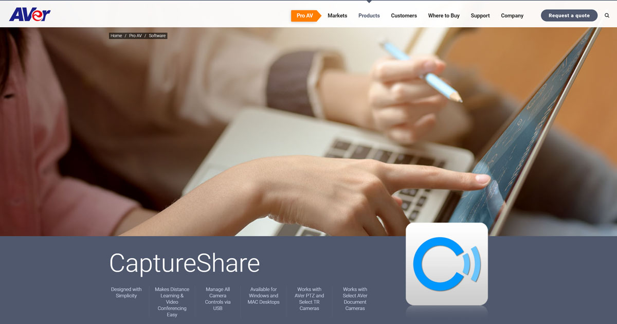 AVer CaptureShare Software | AVer USA
