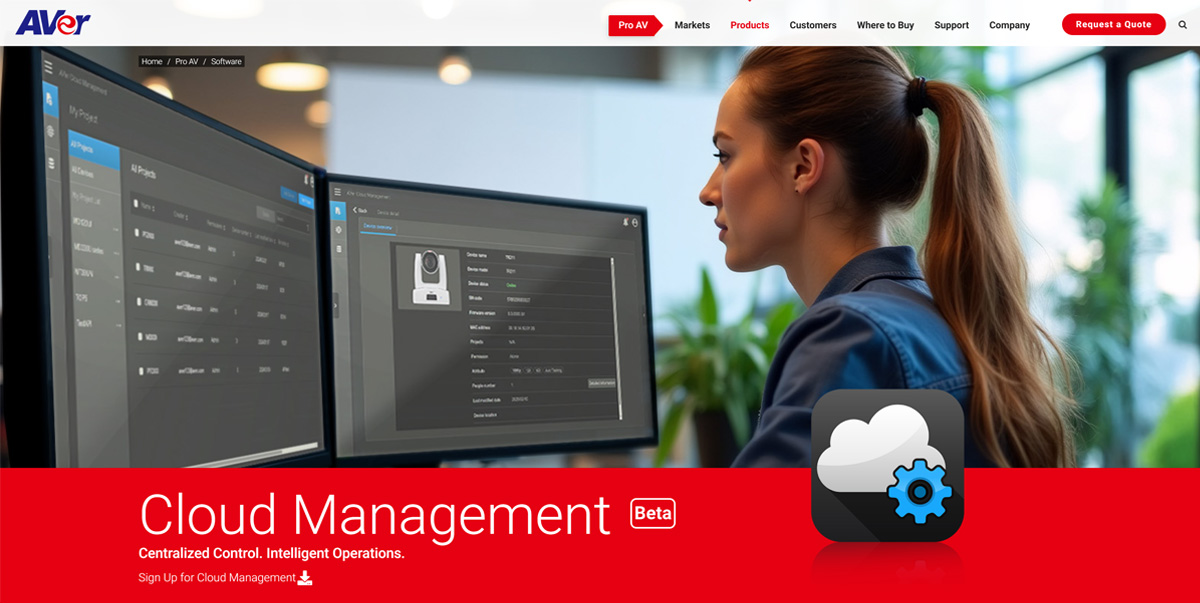 AVer Cloud Management Software | AVer USA